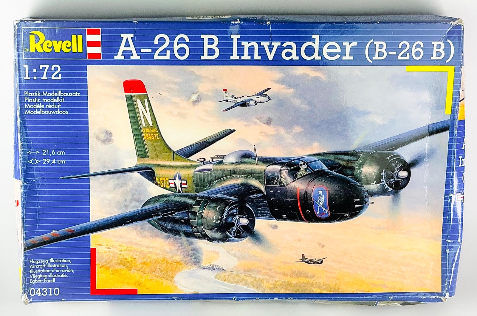 Revell 04310 A-26B Invader (B-26B) 1/72 Scale Plastic Model Kit | eBay