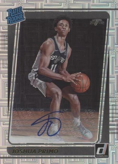 2021-22 Panini Donruss - Rated Rookie Joshua Primo #212 Choice ...