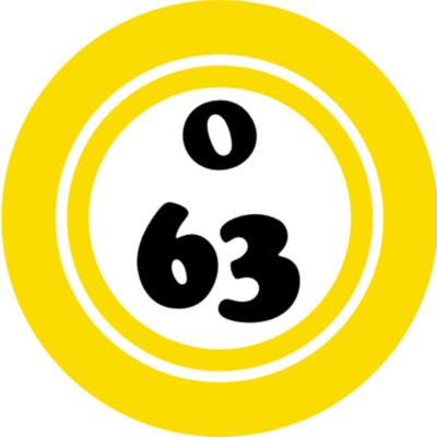 O 63 O63 Bingo Ball - 3 Inch Circle Sticker 3" x 3" - Hobby Number ...