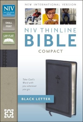 NIV, THINLINE BIBLE, COMPACT, IMITATION LEATHER, BLUE By Zondervan ...