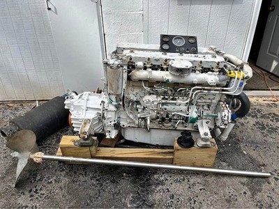 Isuzu 6bd1 Marine Diesel 147 HP Diesel Engine Runs Perfect with ZF ...