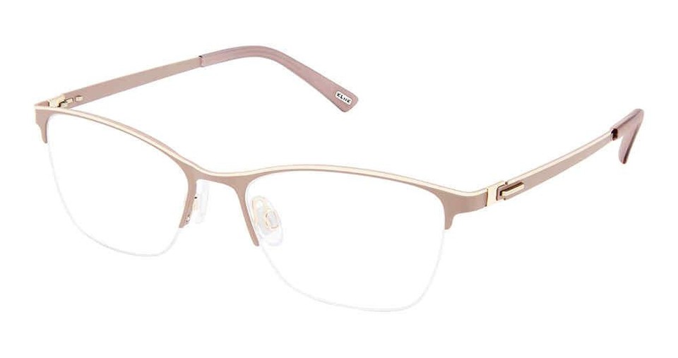 NEW Kliik K-776 Eyeglasses K-776 TAUPE GOLD 100% AUTHENTIC | eBay