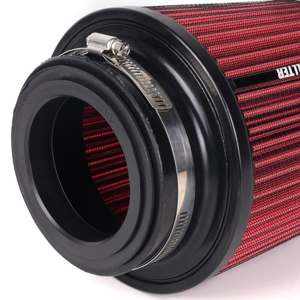 High Flow Performance Cold Air Intake Air Filter 3", 3.5", 4" Inlet, 6. ...