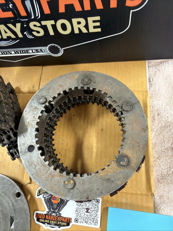 Harley Sportster Ironhead Early Primary Parts Lot 900 Clutch Innards No ...
