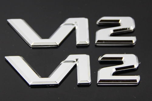 2PCs V12 badges | eBay