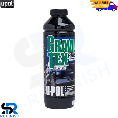 U-POL GRAVITEX PLUS HS STONE CHIP COATING UPOL, PROTECTER 1L - BLACK ...