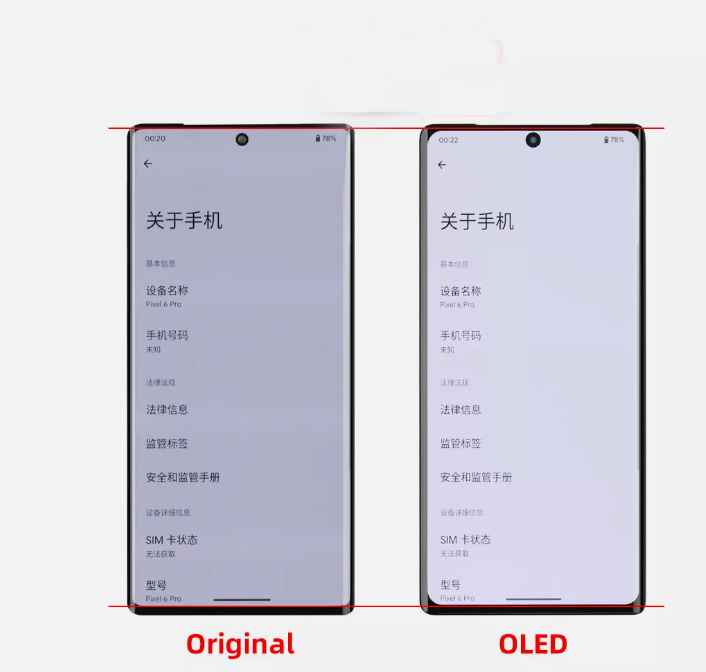 For Google Pixel 6 Pro G8V0U OLED LCD Display Touch Screen Digitizer ...