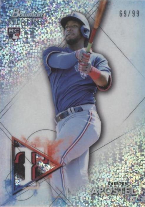2021 Bowman Sterling - Rookies Sherten Apostel #BSR-69 Speckle ...