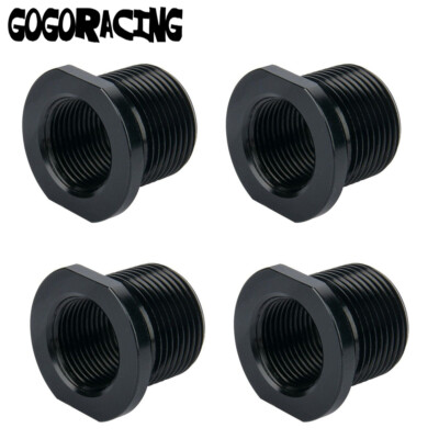 4 PACK Aluminum Black Adapter Muzzle Thread Convert 1/2x28 TPI to 5 ...