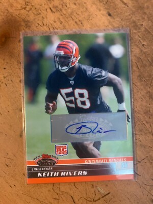 2008 Stadium Club Rookie Autographs #143 Keith Rivers | eBay