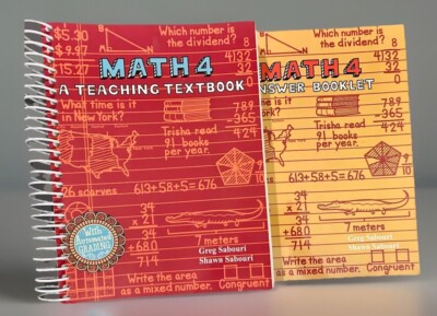 **NEW** Teaching Textbooks MATH 4 — TEXT / WORKBOOK + ANSWER BOOKLET | eBay