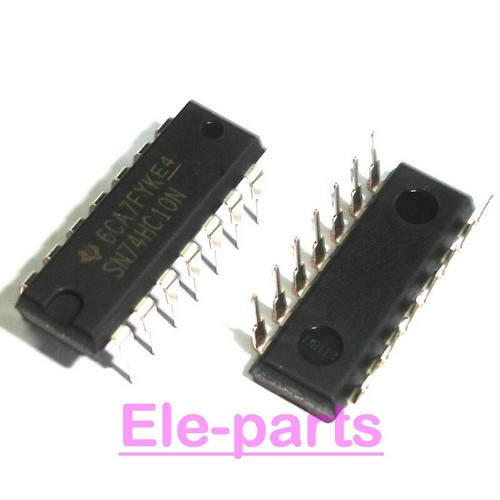 10 PCS SN74HC10N DIP-14 74HC10 74HC10N Triple 3-input NAND Gates IC ...