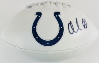ANDREW LUCK SIGNED INDIANAPOLIS COLTS LOGO FOOTBALL STANFORD AUTOGRAPH ...