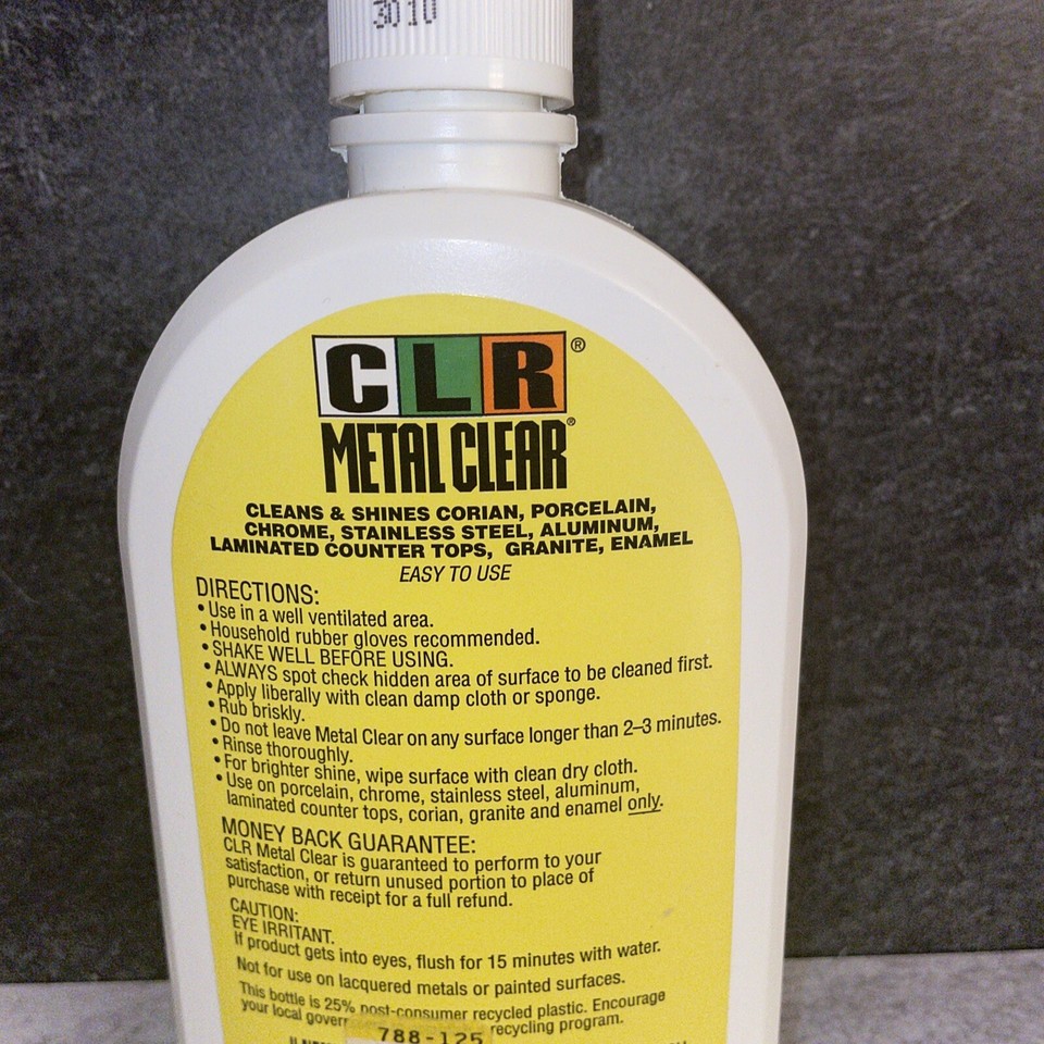 CLR MC-12 Metal Clear, Cleans And Shines 12 oz. Bottle | eBay
