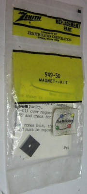 949-50 Zenith Magnet Kit Television TV - NOS Qty 1 | eBay