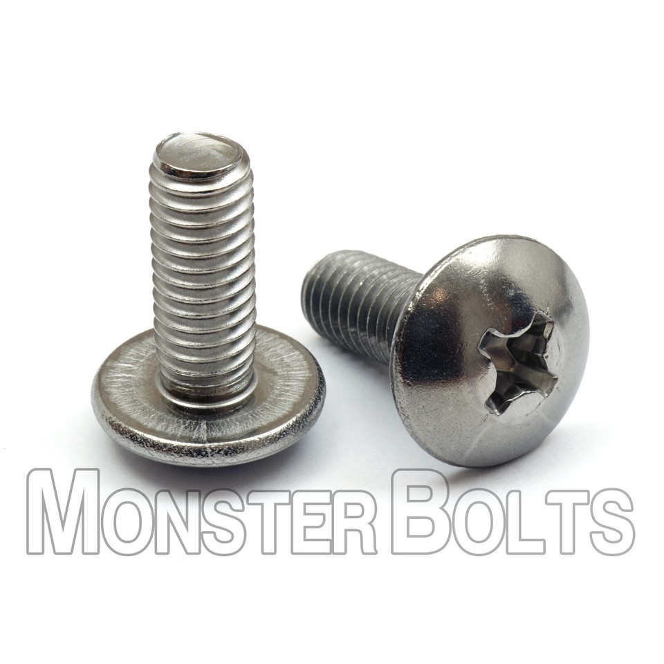 Bulk Qty 2,500 - M5 x 12mm Phillips Truss Machine Screw A2 Stainless ...