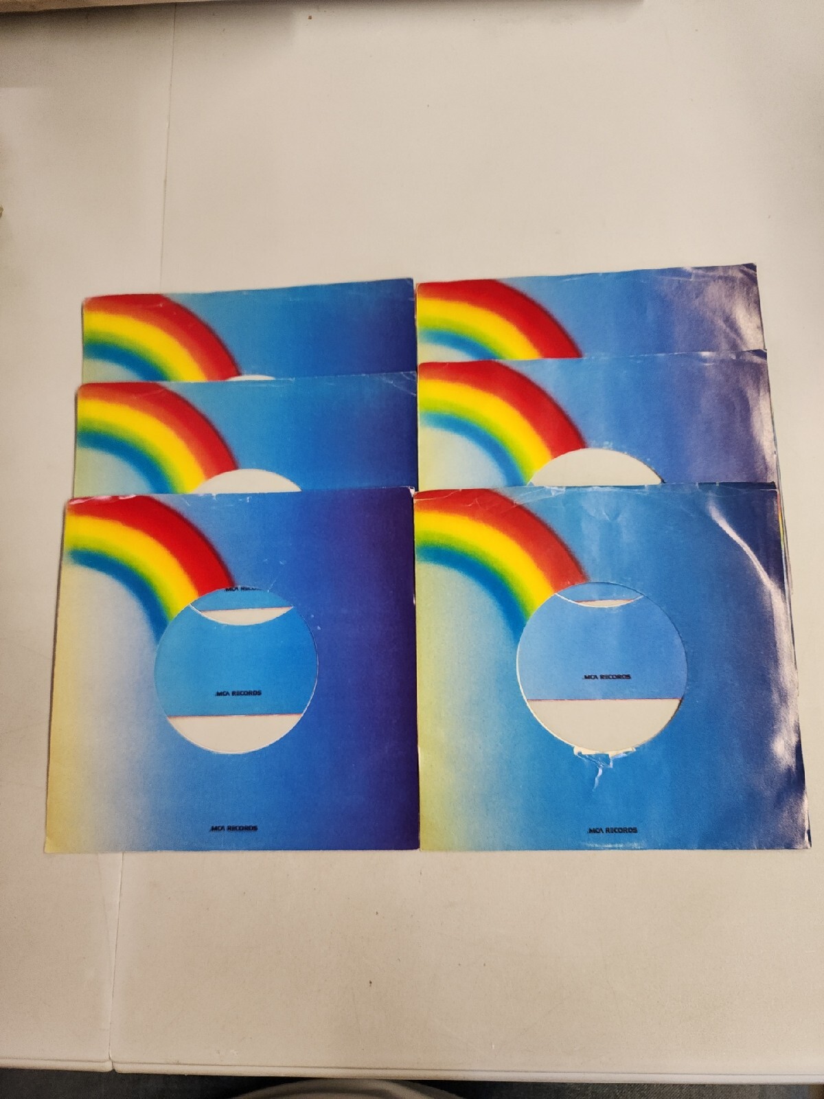 45 RPM 7" RECORD SLEEVES CO. SLEEVE 6 PACK SEE PHOTOS - MCA (SLV76) | eBay