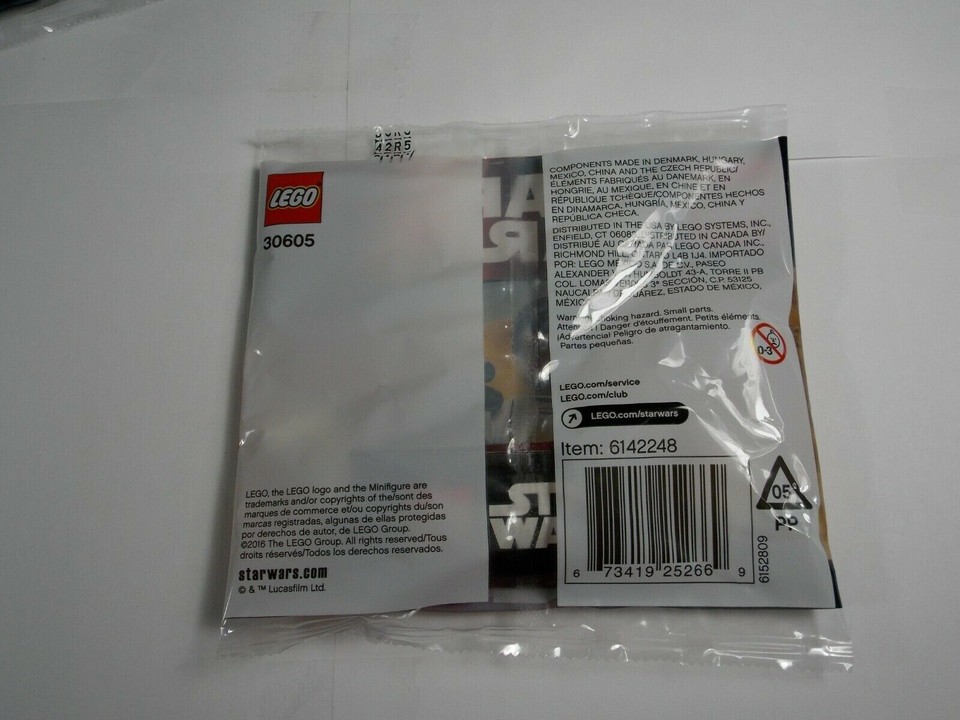 Lego Star Wars Set 30605 Fin FN-2187 Minifigure New in Sealed Poly Bag ...