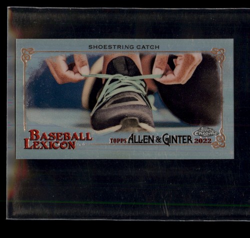 2022 Topps Allen & Ginter Chrome Mini Baseball Lexicon #BL-8 Shoestring ...