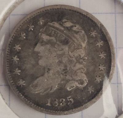 1835 Bust Half Dime. VF+ Scarce. | eBay