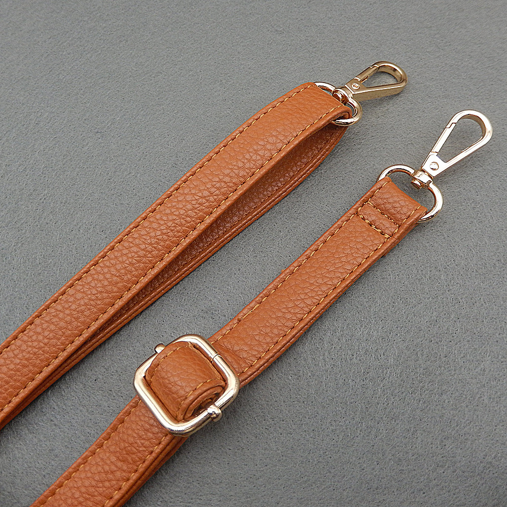 2cm Litchi Leather Shoulder Crossbody Handbag Handle Bag Replacement ...