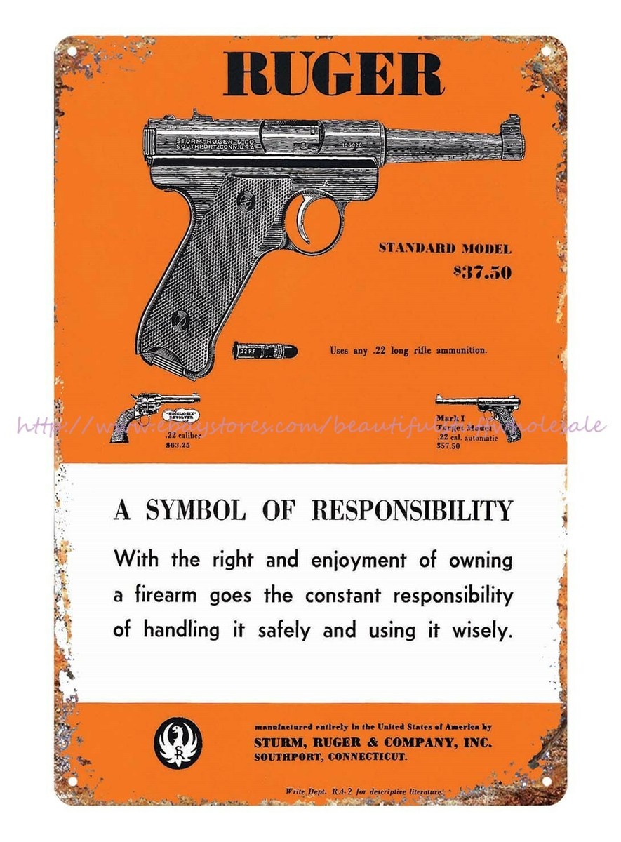 Ruger Gun Signs