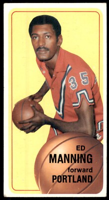 1970-71 Topps Basketball Ed Manning (F) RC Portland Trail Blazers #132 ...