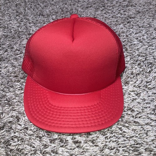 Vintage Red Hunting Foam Snapback Cap Trucker Hat YoungAn Hat Company ...