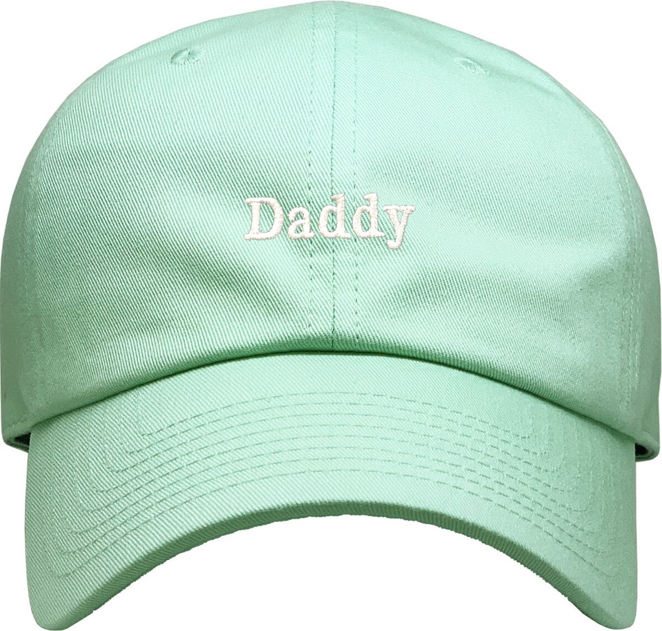 Daddy Embroidery Dad Hat Cotton Adjustable Baseball Cap Unconstructed ...