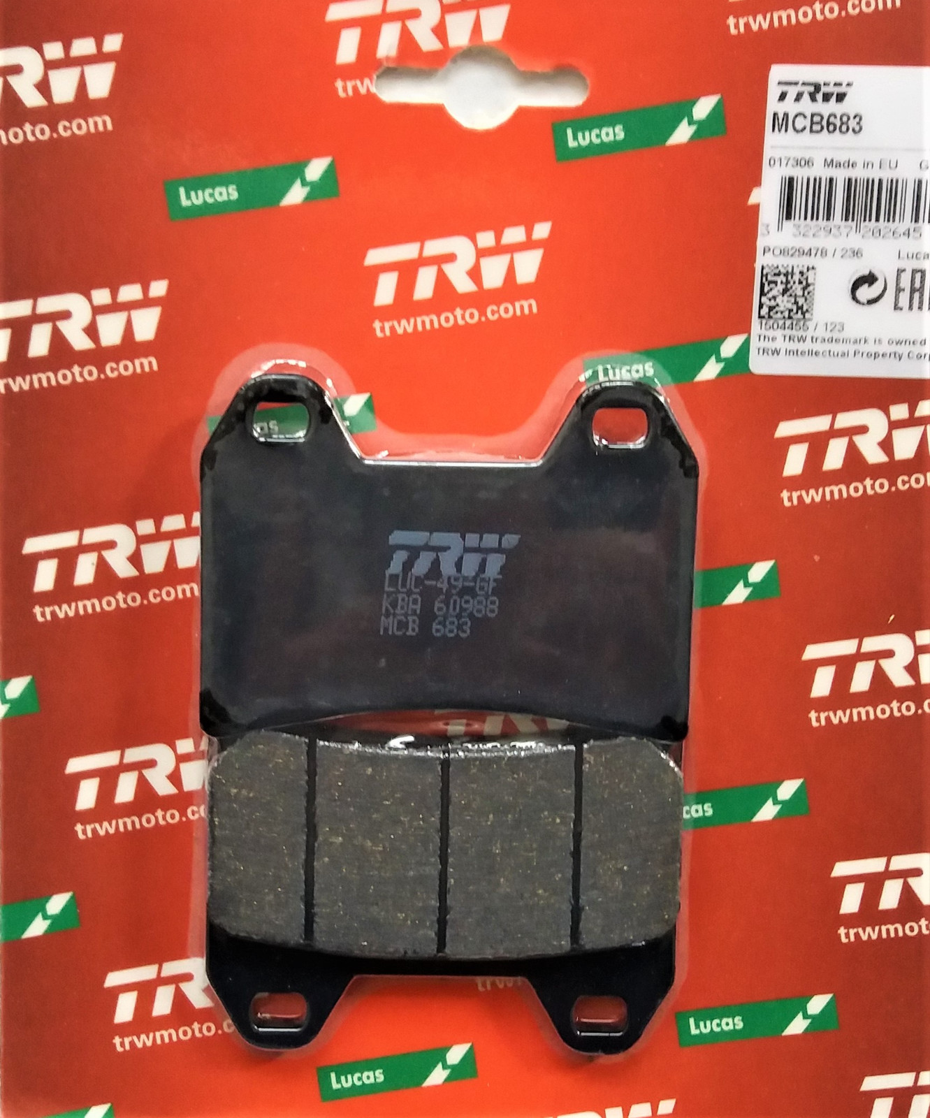MCB683 MCB 683 Yamaha - TRW-Lucas Bremsbeläge brake pads vorne | eBay