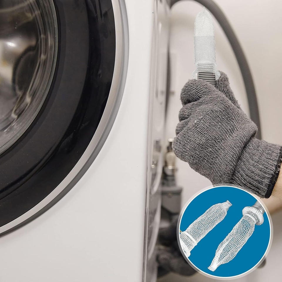 40 Pieces Nylon Lint Trap Washing Machine Fabric Mesh Snare Washer ...