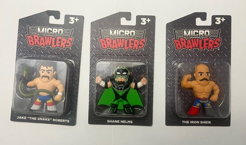 Micro Brawlers Lot Of 10 (1 Chase) Bully Ray, Hurricane, Lex Luger ...