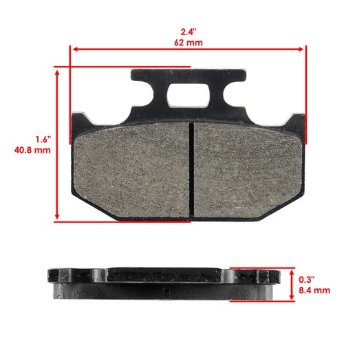 Rear Brake Pads For Yamaha Viking 700 2014 Viking EPS 15-25 Viking VI ...