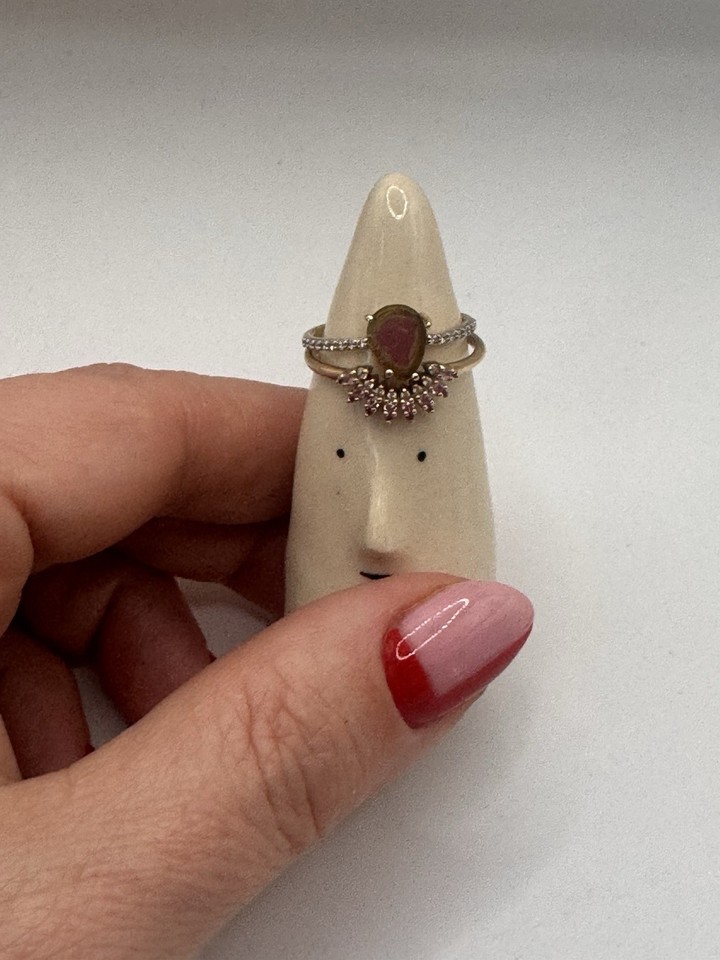 La Kaiser Pink Sapphire And Diamond Ring - Size 7 | eBay