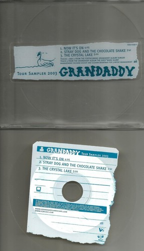 Jason Lytle GRANDADDY 2003 TOUR SAMPLER w/ OLDER TRK PROMO DJ CD single ...