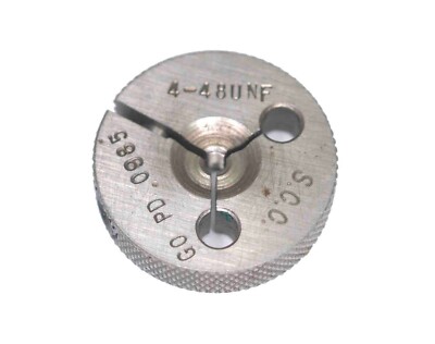 4-48 UNF ~ Thread Ring Gage ~ GO ONLY - .112 - 48 TPI ~ S.C.C. | eBay