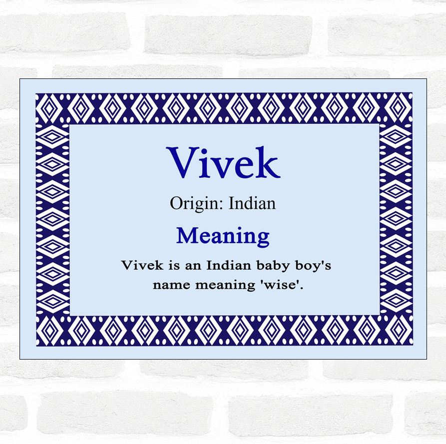 Vivek Name Means