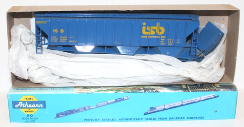 Athearn Track One HO 54' PS Covered Hopper kit ISB Iowa Southern Belt ...