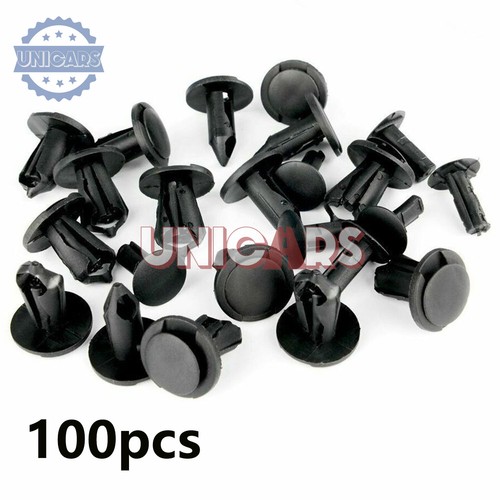 120x 8mm Fender Clips Body Rivets Push Pin for ATV HONDA TRX300EX 450R ...