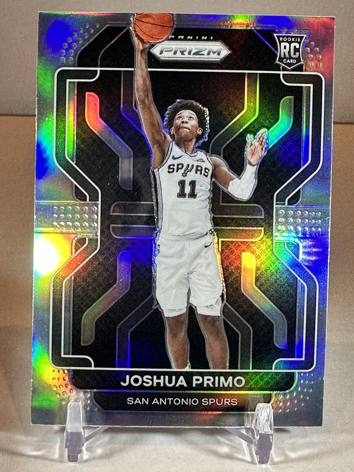 2021-22 Panini Prizm Basketball #298 Joshua Primo RC Rookie Silver ...