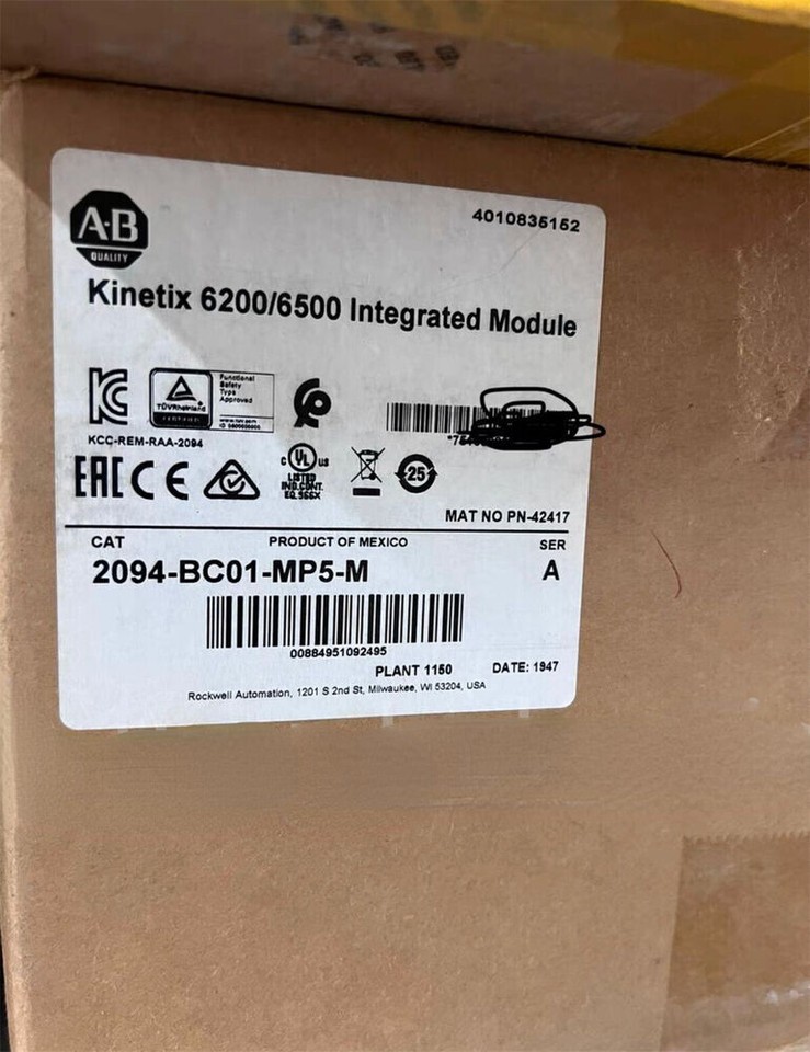Allen Bradley 2094-BC01-MP5-M Brand New 2094BC01-MP5M Expedited ...