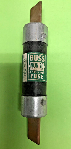 BUSS NON-70 ONE TIME FUSE 70A 250V | eBay