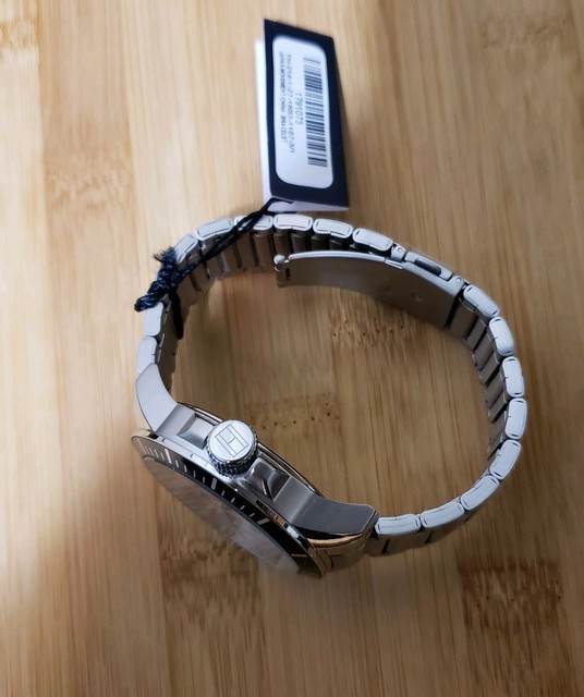 Tommy Hilfiger Stainless Steel Date Men Oversize Watch 51mm 1791073 for ...