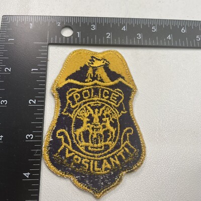 Vtg As-Is-Damaged & Distressed YPSILANTI Police Patch (Michigan) 23J5 | eBay