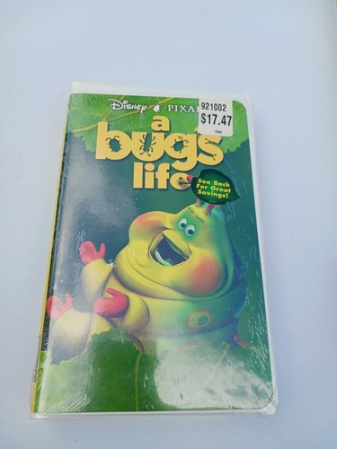 A Bugs Life (VHS, 1999) Sealed Heimlich Clam Shell Case, Disney Pixar ...