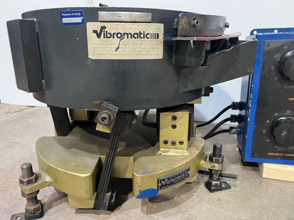 Vibromatic Company Stainless Steel Vibratory Bowl Feeder & Linear ...