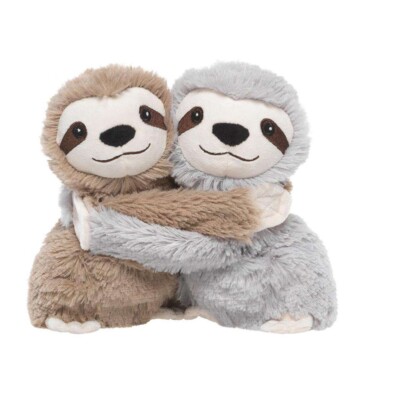 Warmies Warm Hugs Microwaveable Animals Soft Toy Heat Pack - Sloth | eBay