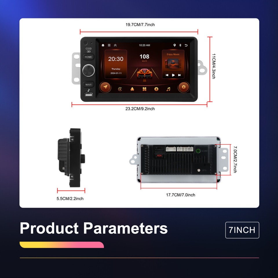 Car Stereo Radio GPS Head Unit For 2003-2006 GMC Chevrolet Chevy ...