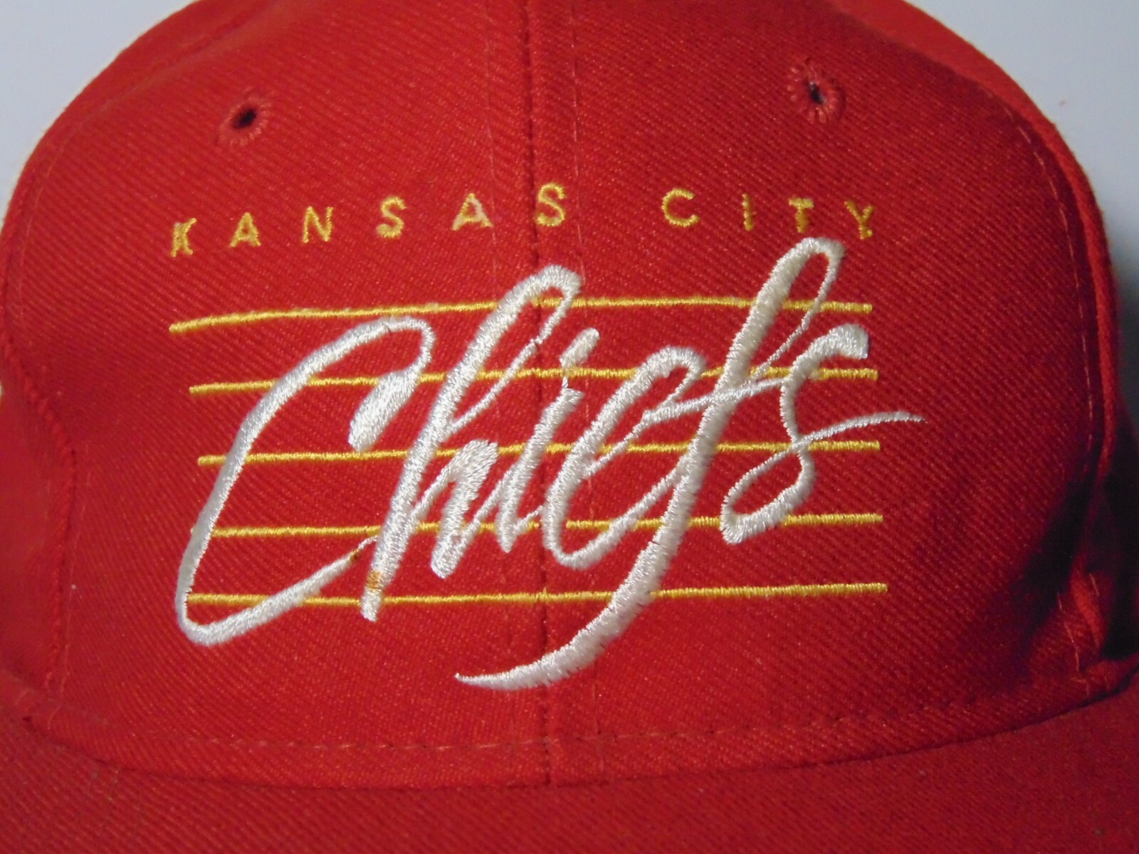 1990s Rare Vintage Script Split Bar Kansas City Chief… - Gem