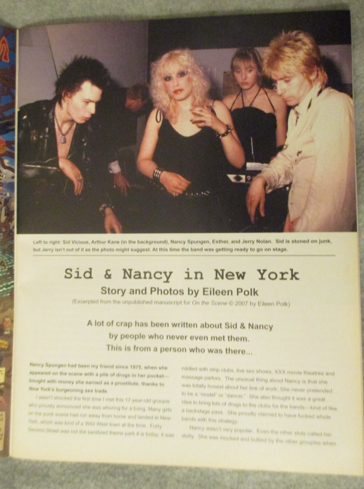 #20 Punk Magazine SID/NANCY NYC IGGY - TREE RAMONEs SIGNED J HOLMSTROM ...